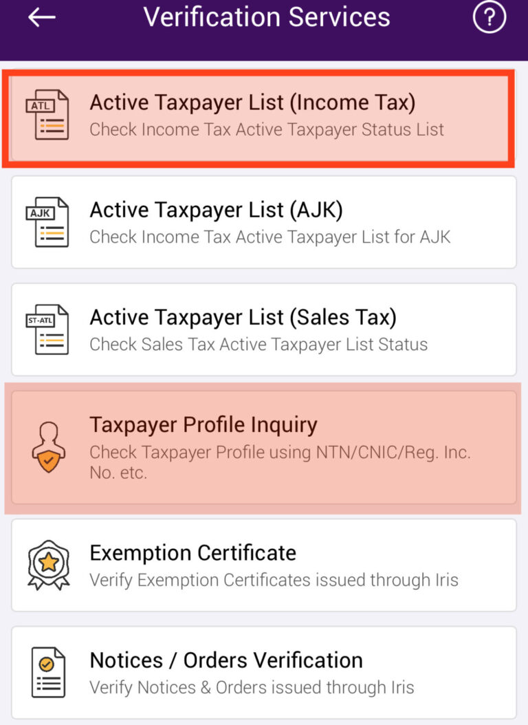 How to Check Your Filer Status in Pakistan - Sterling Consultancy